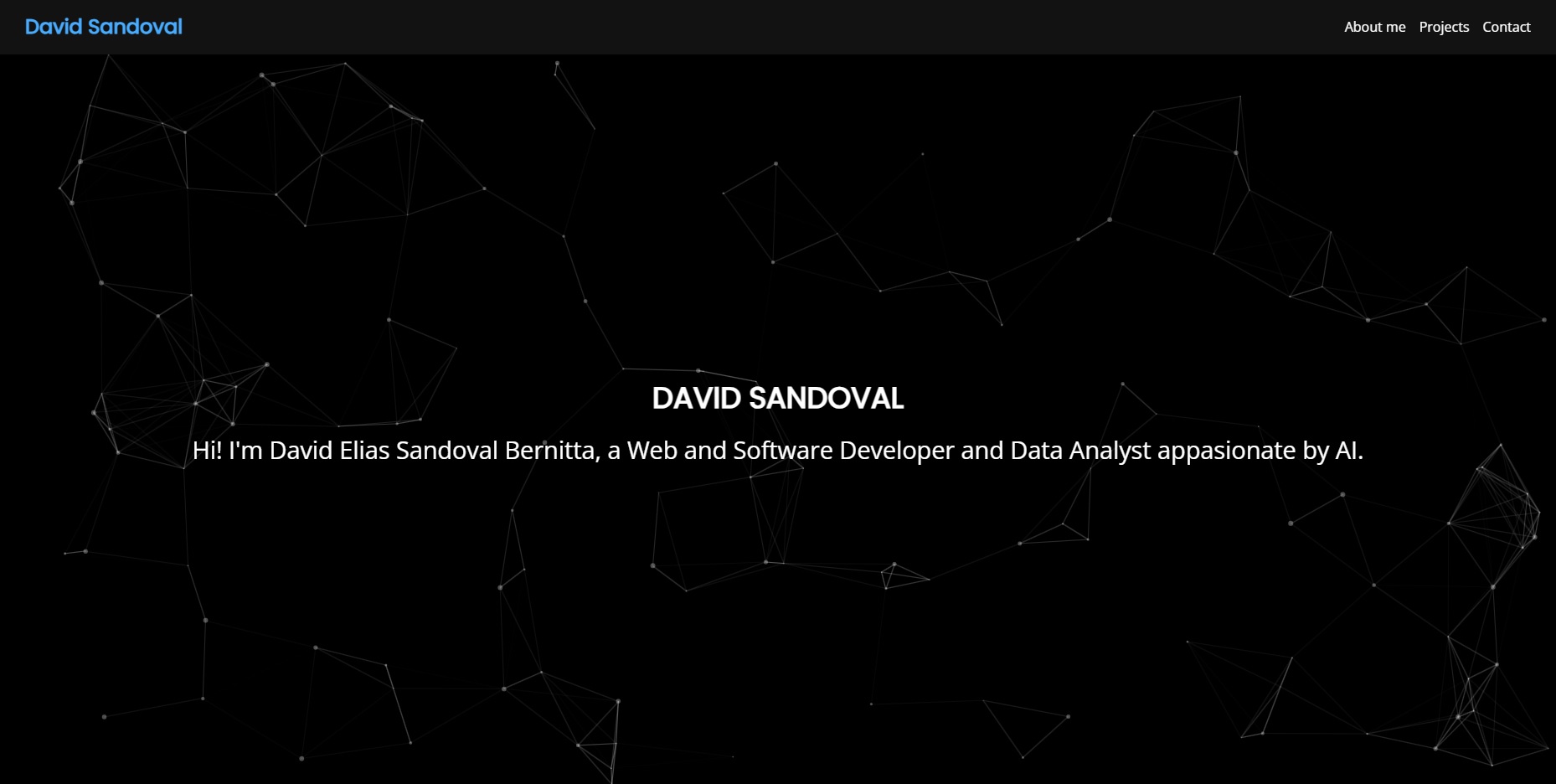 David Sandoval - Curriculum Vitae